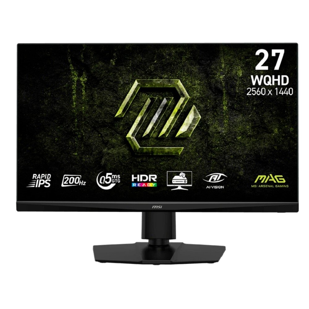 Монитор MSI MAG 27" 272QPF E20 Black IPS 2560x1440 200Hz 0.5ms 300cd 2xHDMI DisplayPort HAS Pivot Vesa