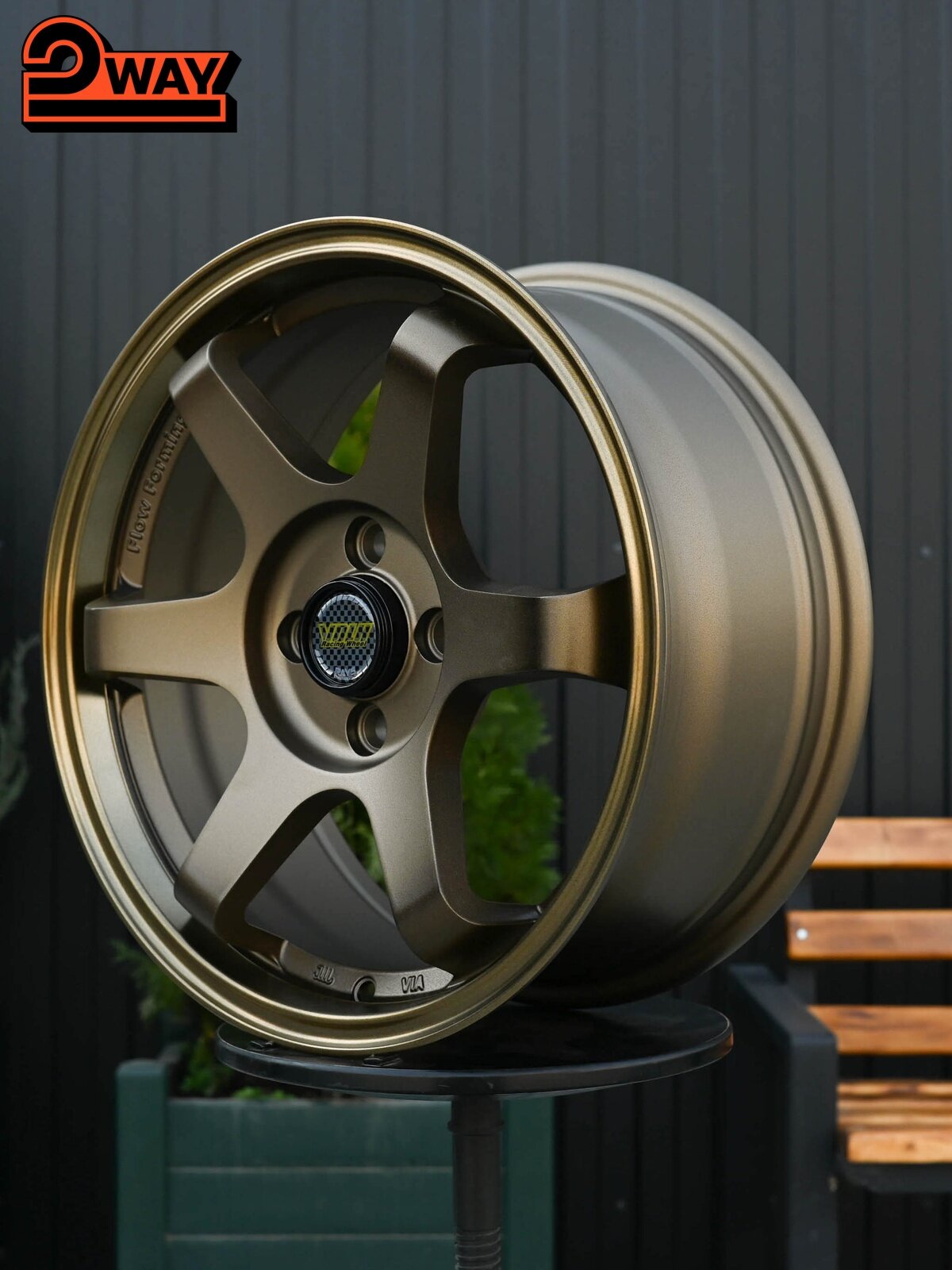 Taigiro Топ дизайн Колесный диск Литой R16 Диск Taigiro Street 7.0J ET35 4*100 Бронза