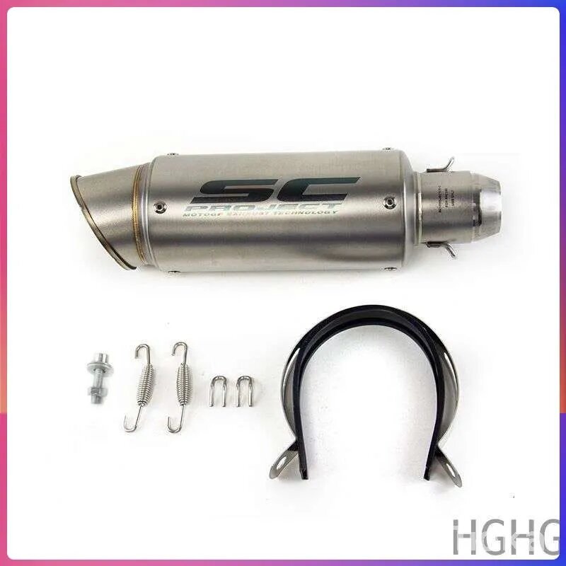 Глушитель для мотоцикла прямоток универсальный на питбайк