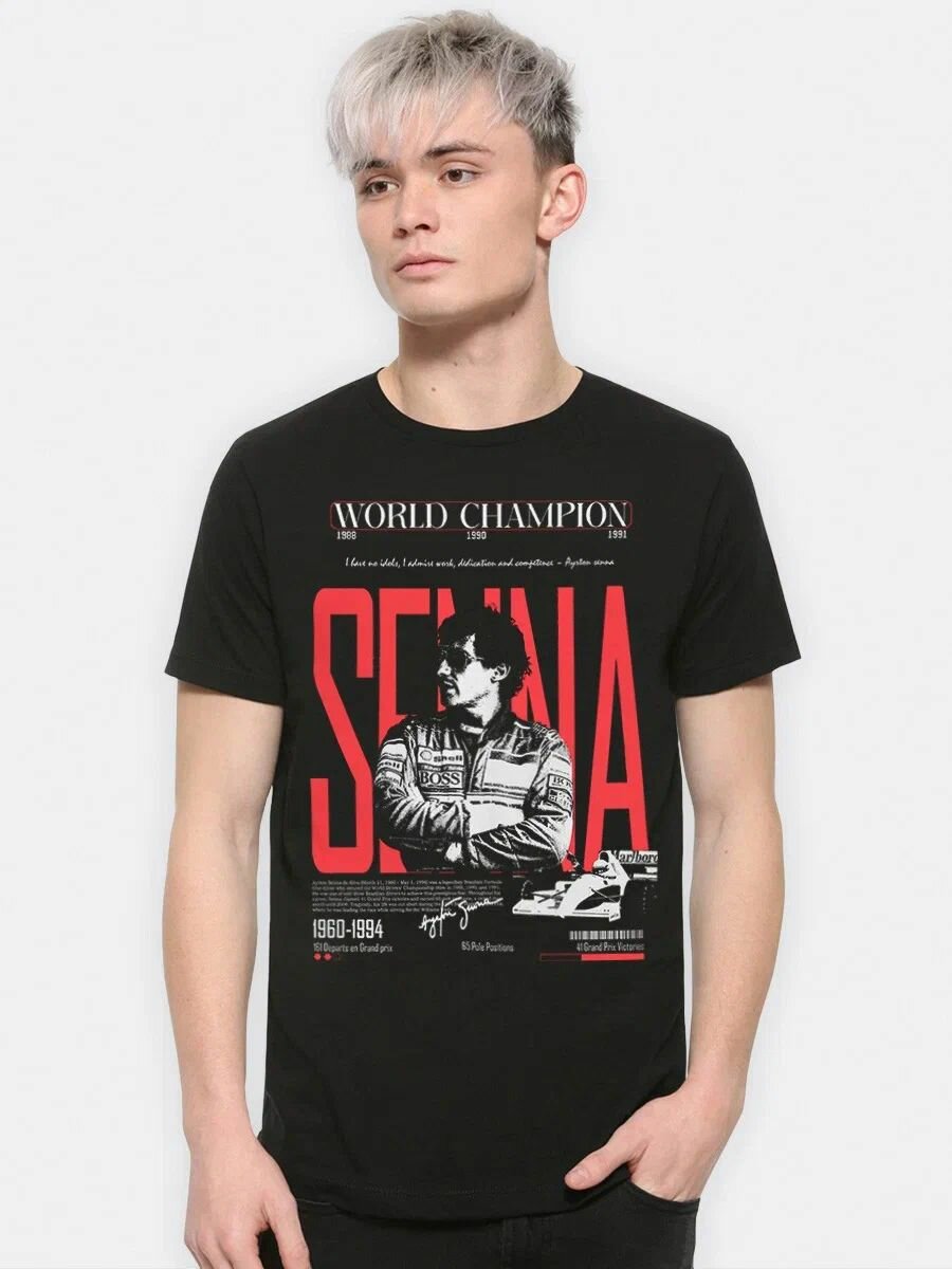 Футболка Айртон Сенна / Формула 1 / Ayrton Senna