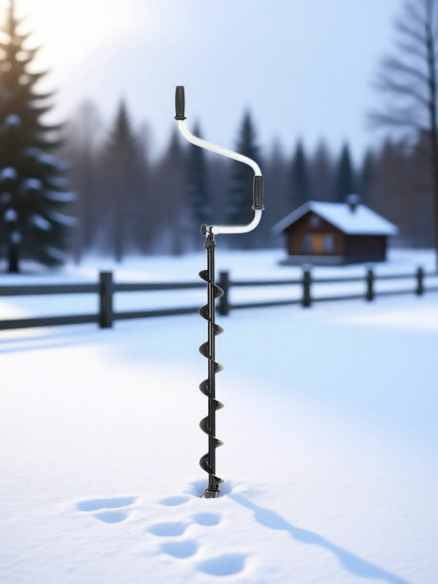 Ледобур Торнадо-М2 (100мм.) левое вращение, без чехла