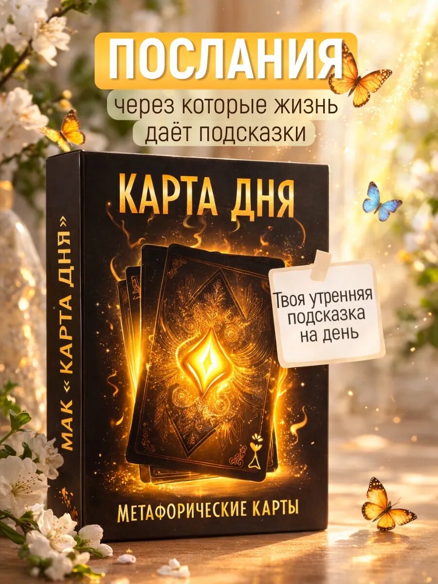 Метафорические универсальные ассоциативные карты МАК "Карта дня" EZOTERIUM, 50 шт.