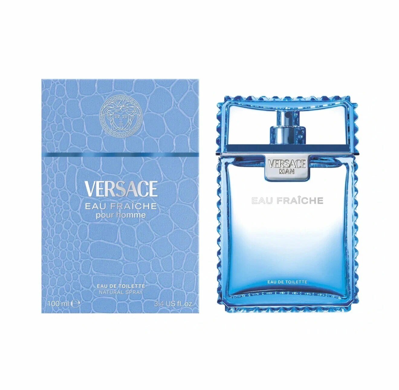 Туалетная вода Versace Man Eau Fraiche, аромат для мужчин,100 мл (ref.53)