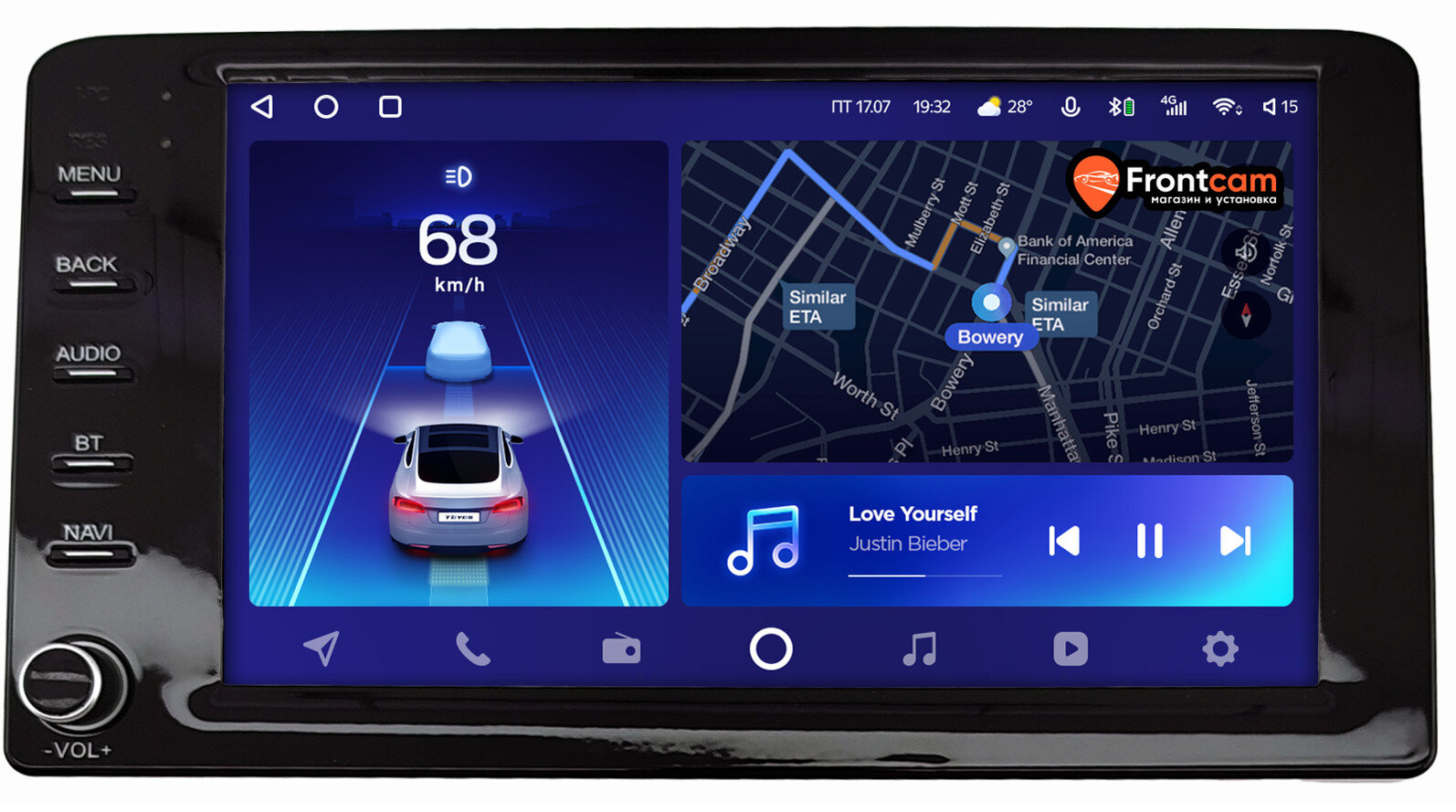 Штатная магнитола Honda Crider 2 2018-2024 Teyes CC2 PLUS 6/128 9" RM-9-0863 Android 10 (4G-SIM, DSP, QLed)