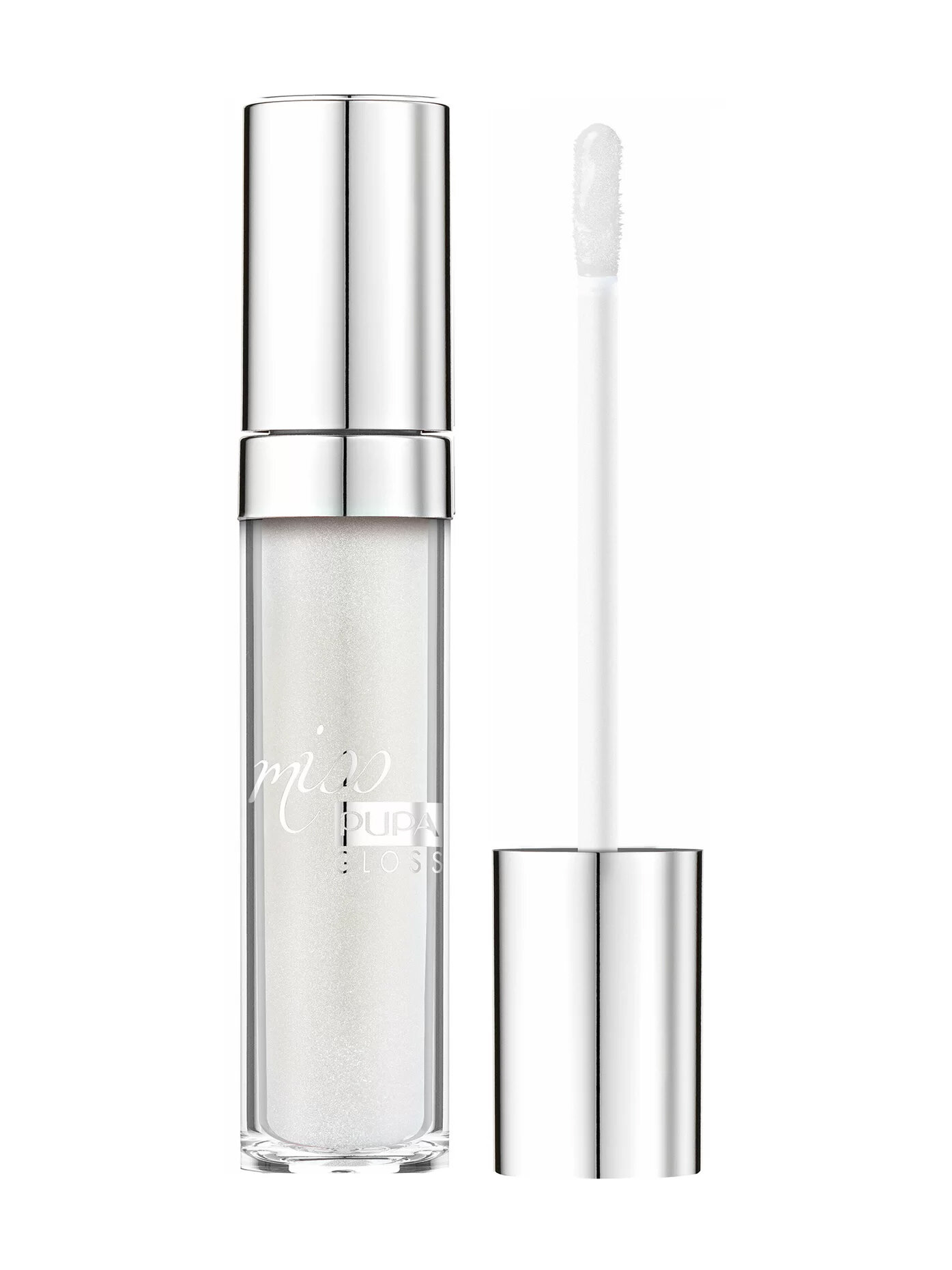 Блеск для губ Pupa Miss Pupa Gloss, тон: 101 pearly clear, 5мл
