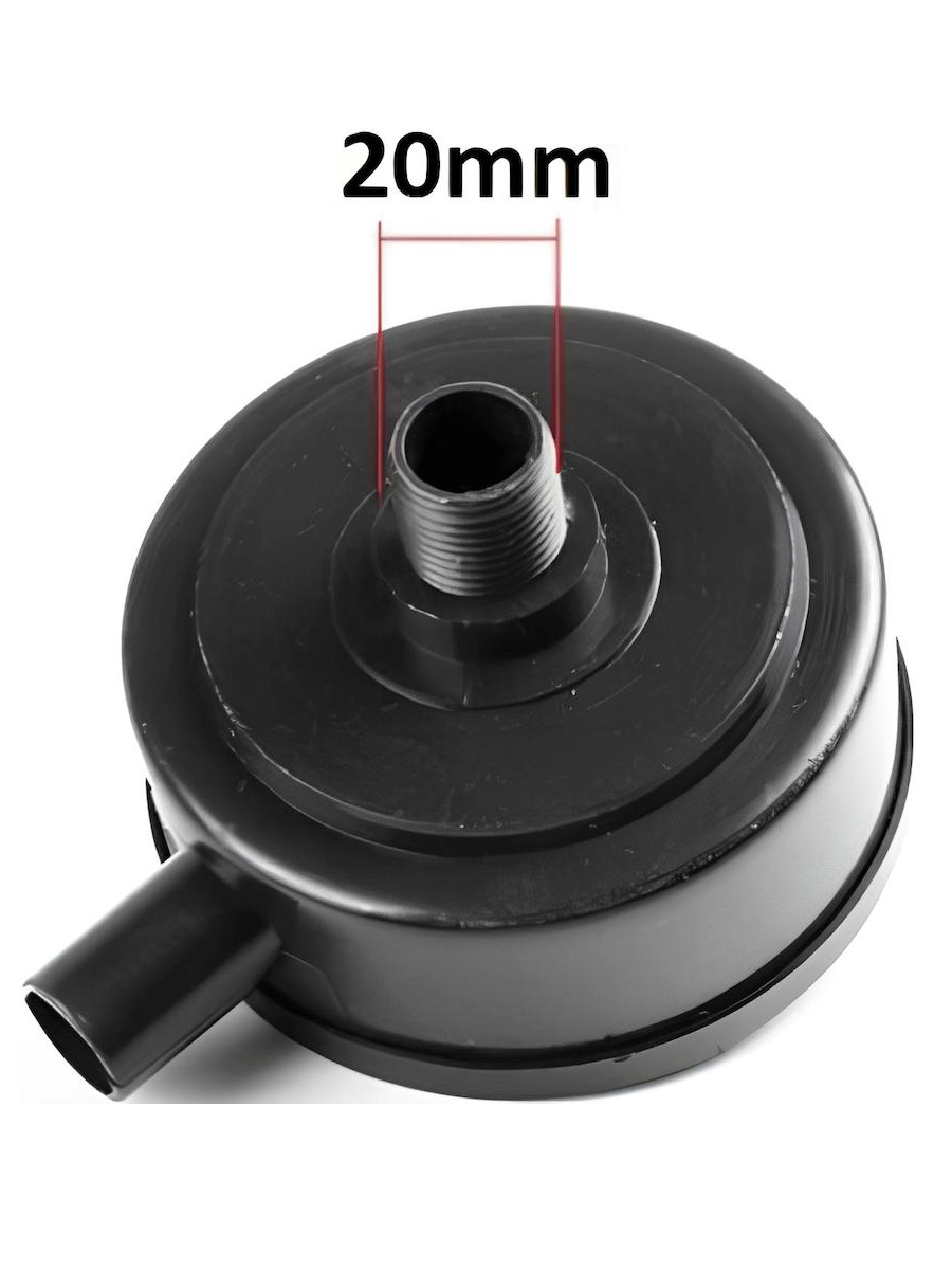 Фильтр воздушный для компрессора ECO 20 мм металлический корпус (AES-02014)