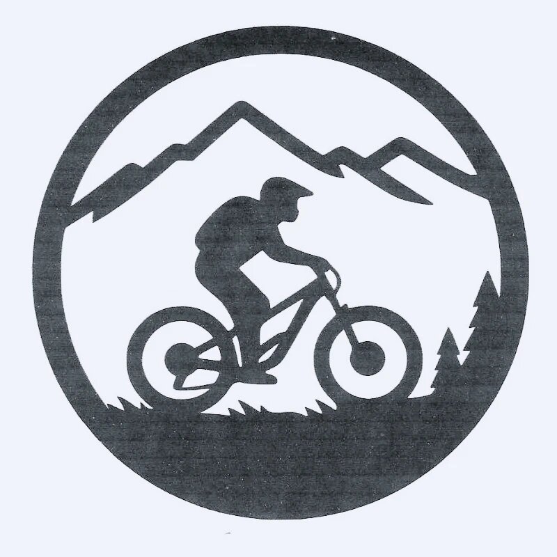 Наклейки на велосипед MTB Laser 13 см