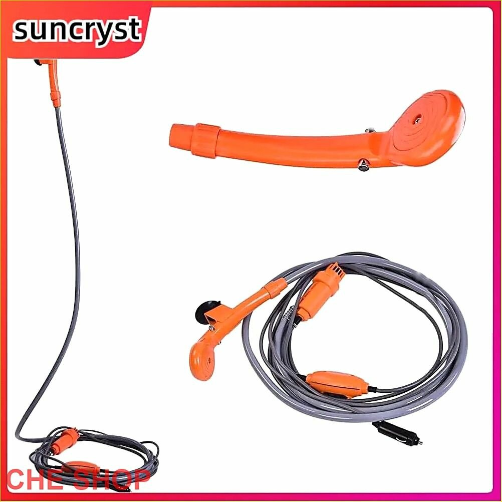 Автомобильный душ 12V, прочный и компактный, для кемпинга и наружного использования