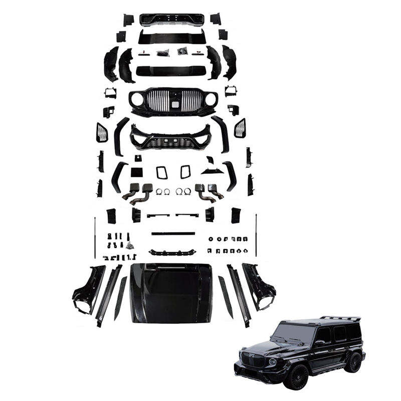 Комплект обвеса для Mercedes-Benz G-Class W463 (1989) / W464 (2019)–передний бампер, задний бампер, пороги и аксессуары