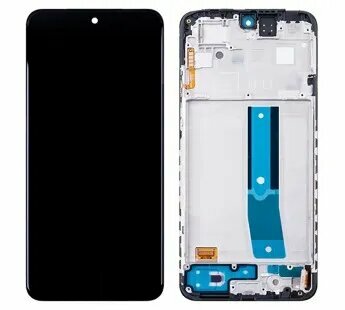 Дисплей для Xiaomi Redmi Note 11/Poco M4 Pro 4G (2201117TY/2201117PG) модуль с рамкой Черный - OR (SP)