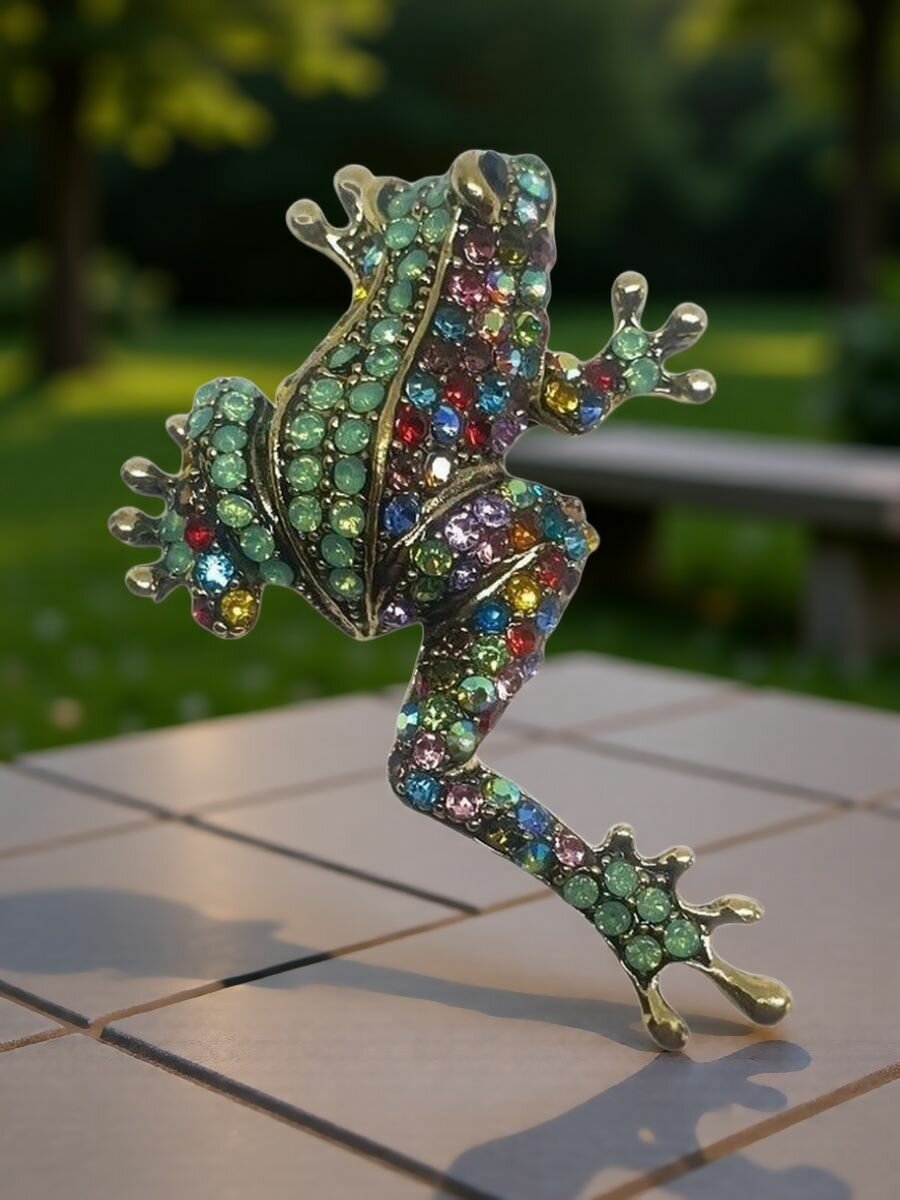 Брошь, стекло