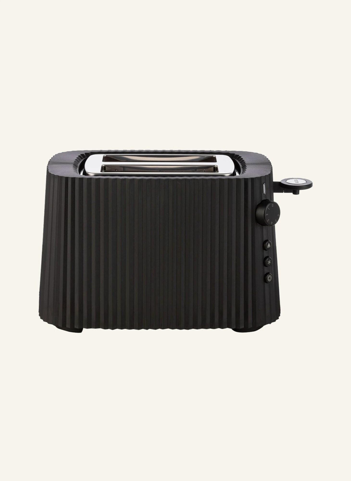 Тостер Alessi Plisse, черный, 1112533