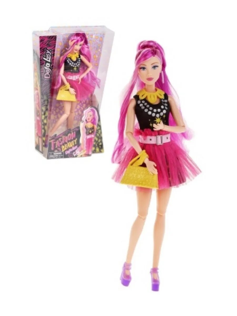 Игровой набор Defa Lucy /Модница/, кукла, 3 предм, коробка