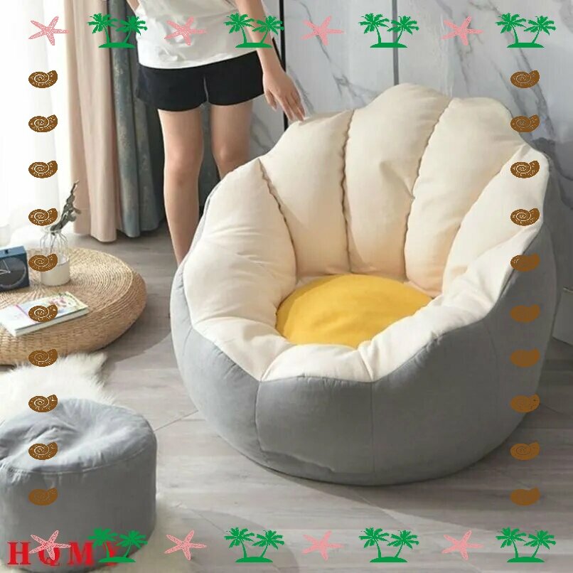 Кресло-мешок "Кресломешокгруша", для всей семьи, светло-бежевоеБесплатная подушка и подставка для ног.