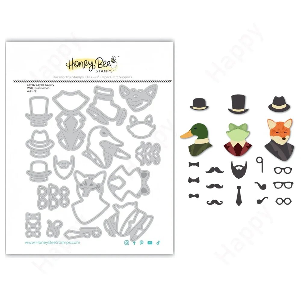 Металлические вырубки и штампы «Милые слои» для скрапбукинга M7027-Dies