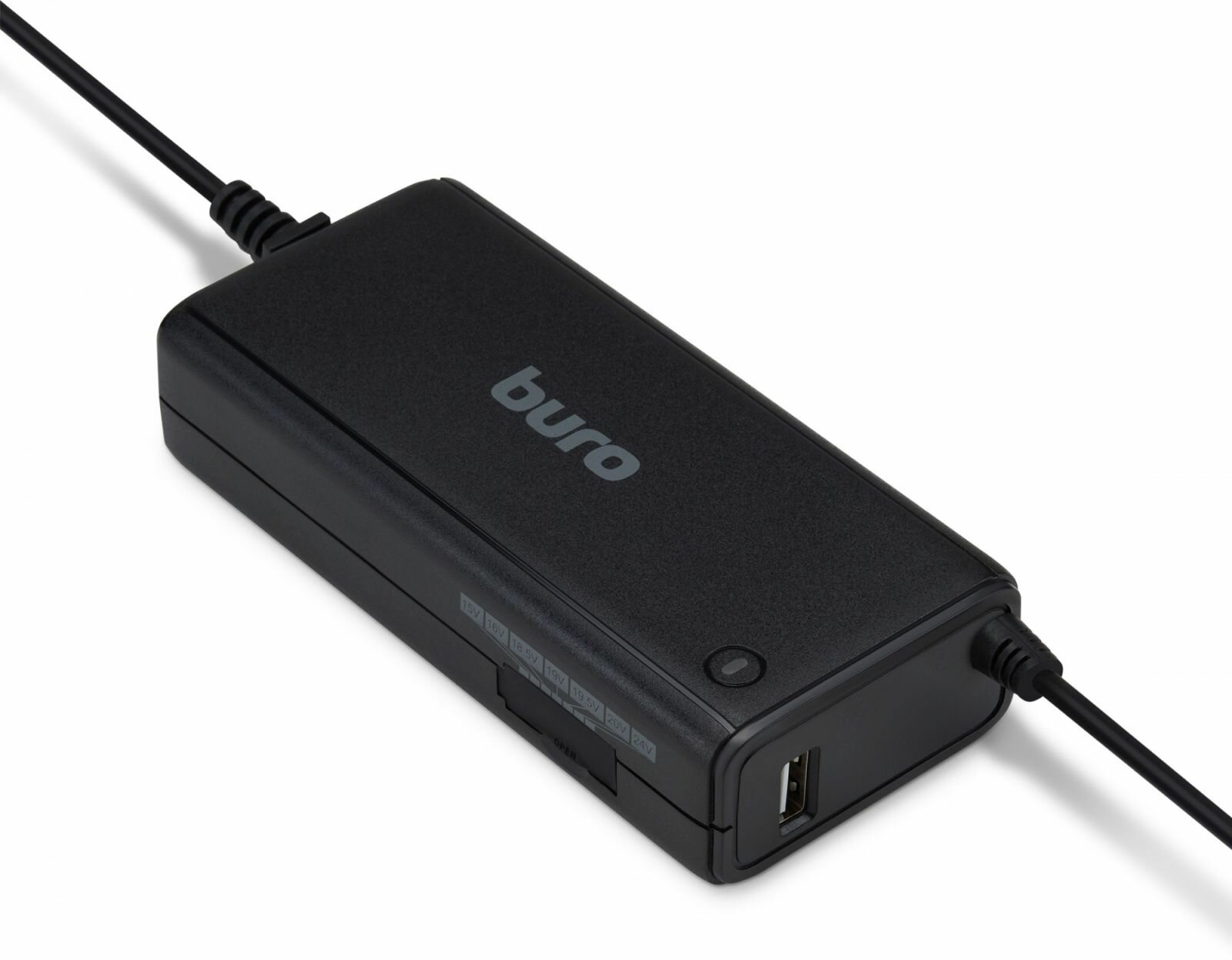 Блок питания Buro ручной 120 Вт 15V-24V 11-коннектный 5A 2A от прикуривателя (BUM-1200C120)