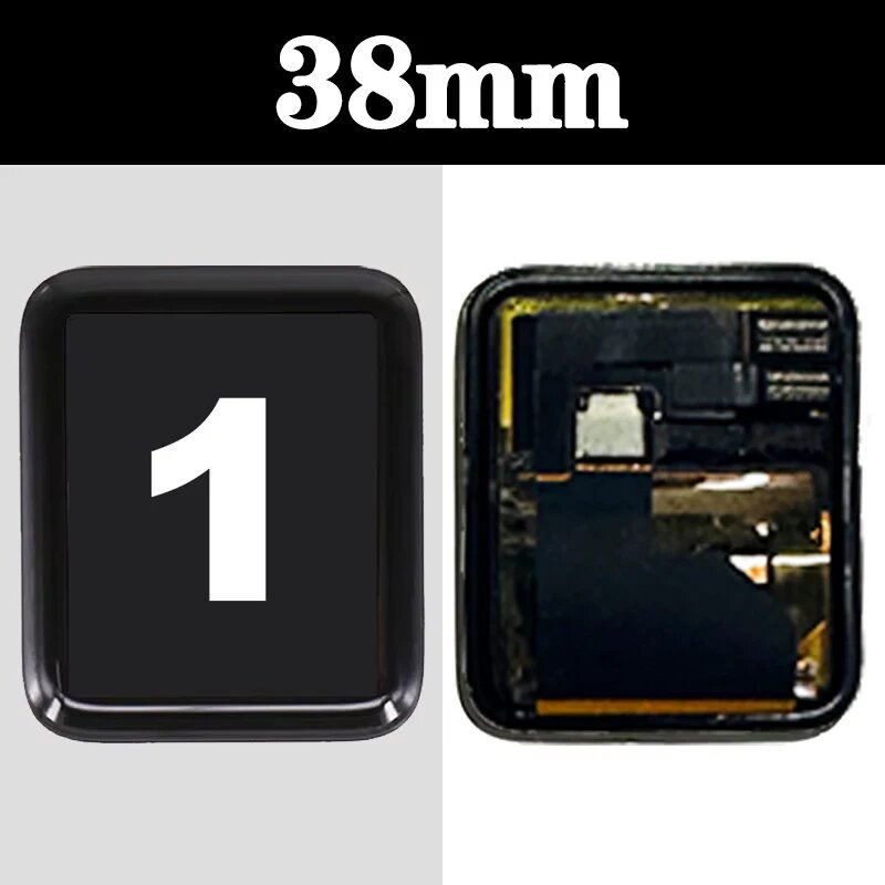 OLED-дисплей для Apple Watch Series 1, 2, 3, 4, 5, 6, SE, 7, сенсорный экран, Series-1-38mm