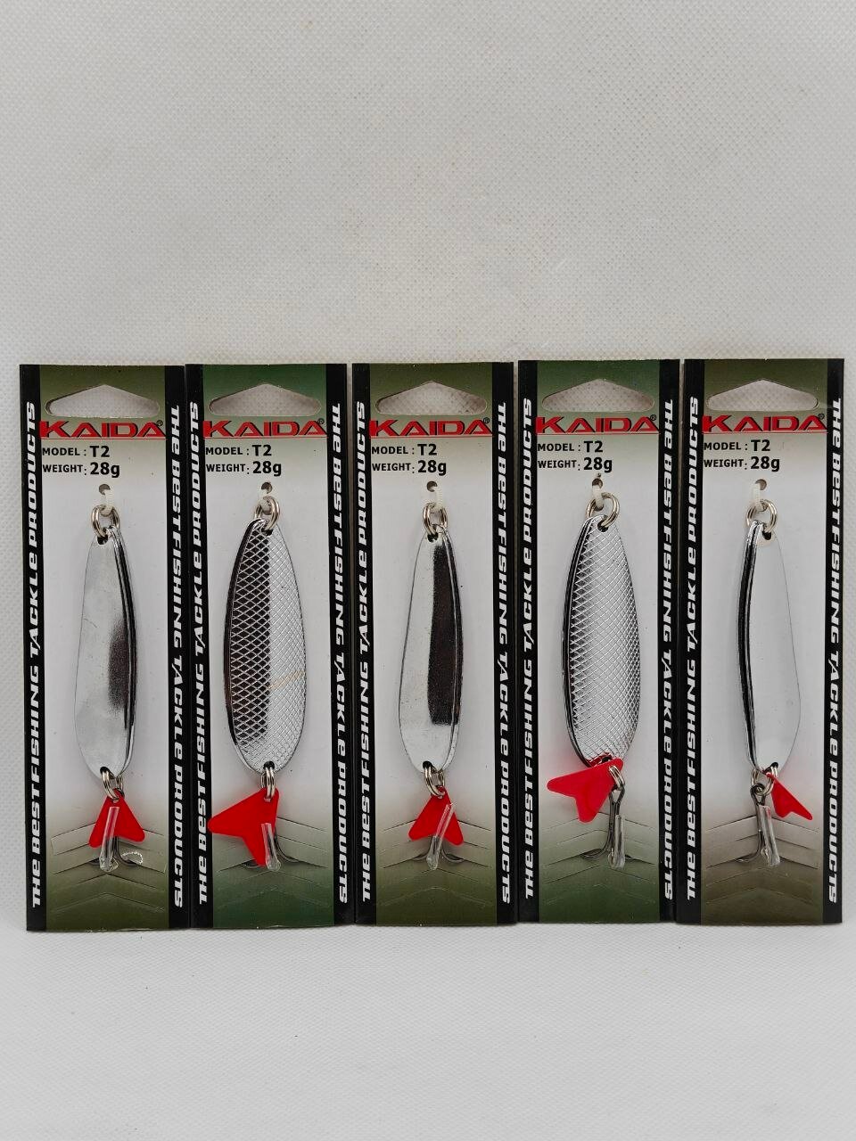 Набор блесен #6 двойных Т2 Каида 28гр 9,0см (5шт)