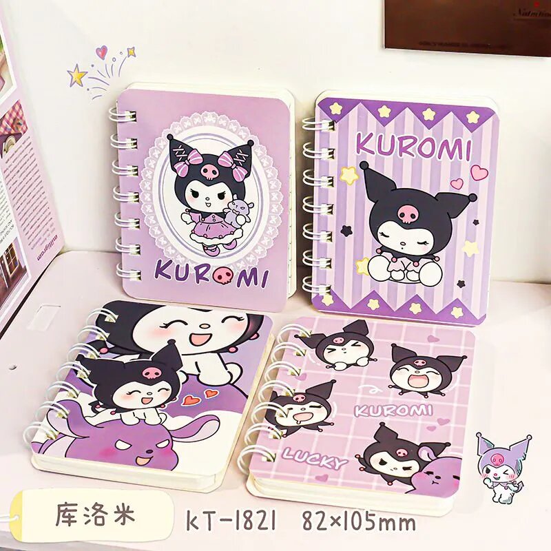 Еженедельник A6 Kuromi (4 книги в наборе) Офсетная бумага Твердая обложка Кольца Китай