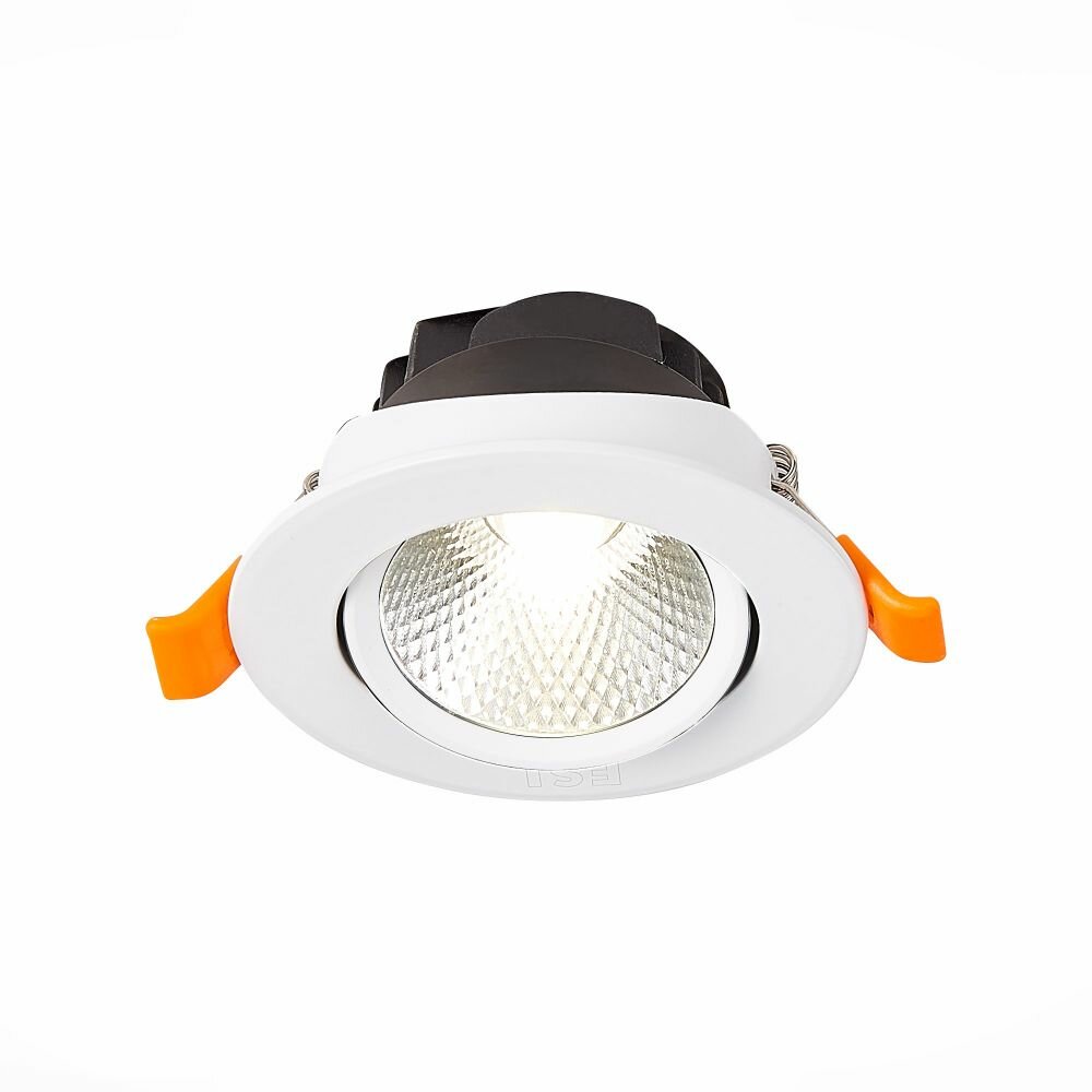 ST211.548.06.24 ST-Luce Св-к встр. Белый LED 1*6W 4000K 480Lm Ra80 24° IP20 D86xH50 220-240V.