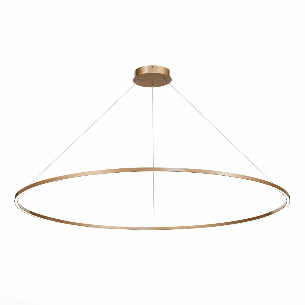 ST605.243.72 ST-Luce Светильник подвесной ST-Luce Золотистый/Белый LED 1*72W 4000K.