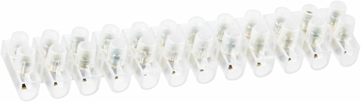 Колодка клеммная 1х4кв. мм 12 пар NTB-UPE-S12-3/WH полиэтилен бел. NAVIGATOR 71001