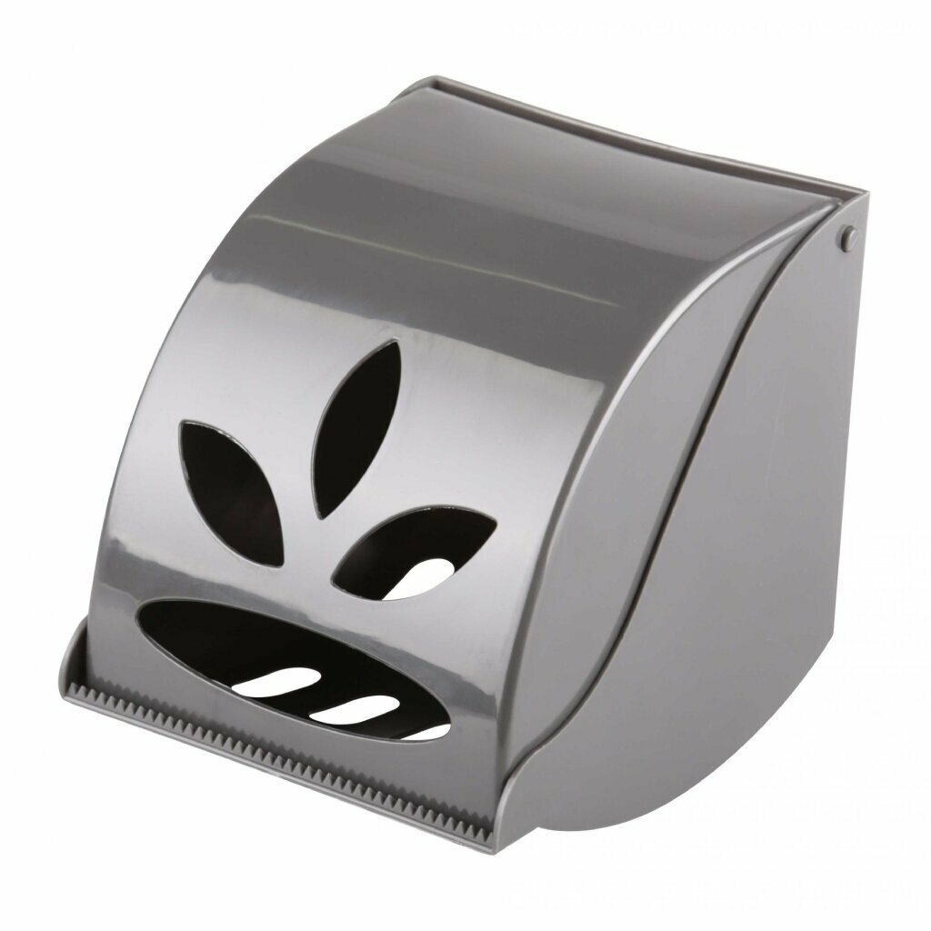 Держатель для туалетной бумаги Альтернатива Эконом М7234, пластиковый закрытый корпус, настенный аксессуар в санузел