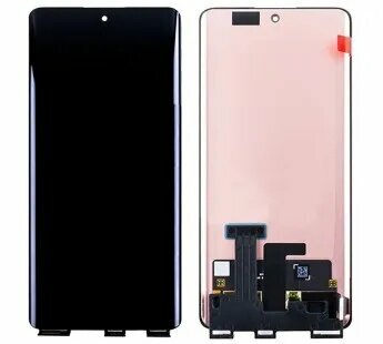 Дисплей для Realme 10 Pro+ 5G/Oppo Reno 9/9 Pro (RMX3686/RMX3687/PHM110/PGX110) в сборе с тачскрином Черный - (OLED)