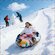 Надувные санки-ватрушки для катания с горки Snow Tube - отличный аксессуар для з...