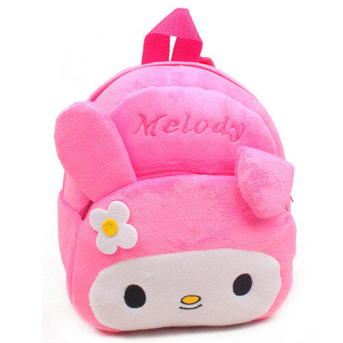 Детский рюкзак мягкий с капюшоном героическая тема для детского сада кролик brand name, мягкий, розовый