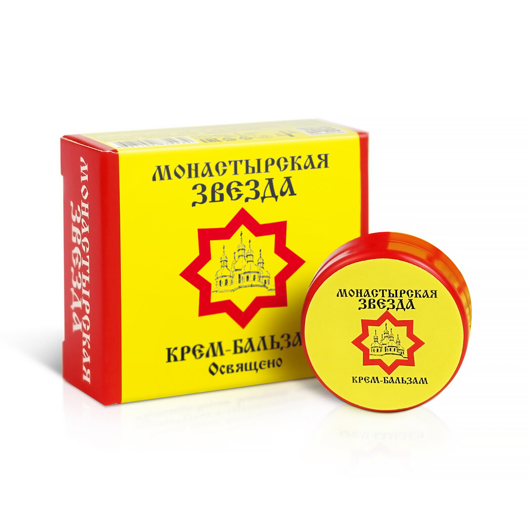 Крем- бальзам Монастырская звезда (профилактика простудных заболеваний), пластик, 5 мл, Архыз