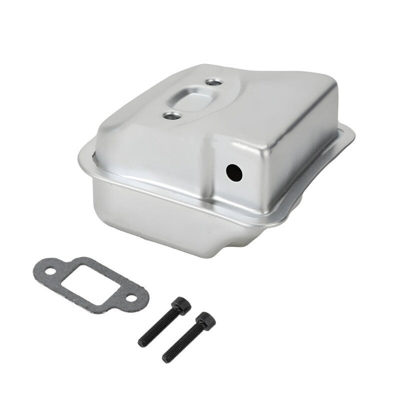 Алюминиевый Глушитель бензопилы Усовершенствованная конструкция выхлопа Повышает эффективность и предотвращает перегрев моделей MS181 И MS171