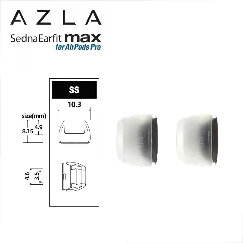 Чехлы AZLA Max подходят для беспроводных Bluetooth-наушников Apple AirPods Pro 2, замена в наивысшей компактности.