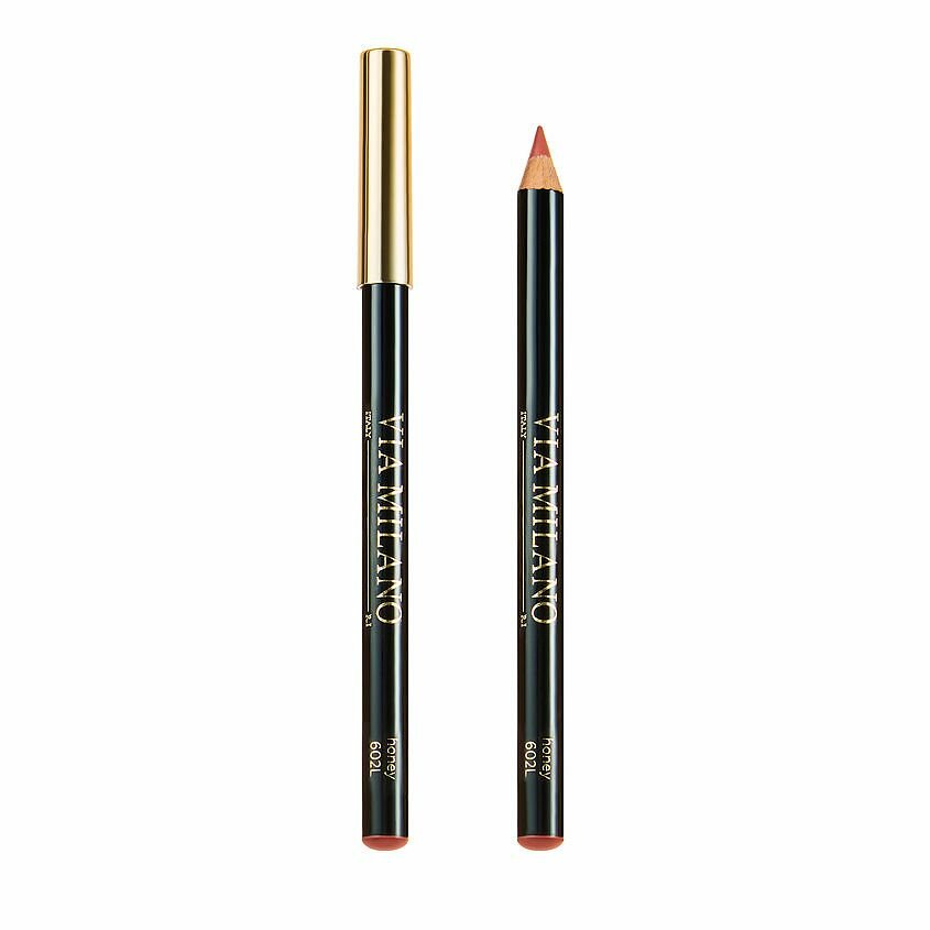VIA MILANO Карандаш для губ интенсивный цвет High Definition & Intense Colour Lip Pencil, 602L Honey, 1,1 г