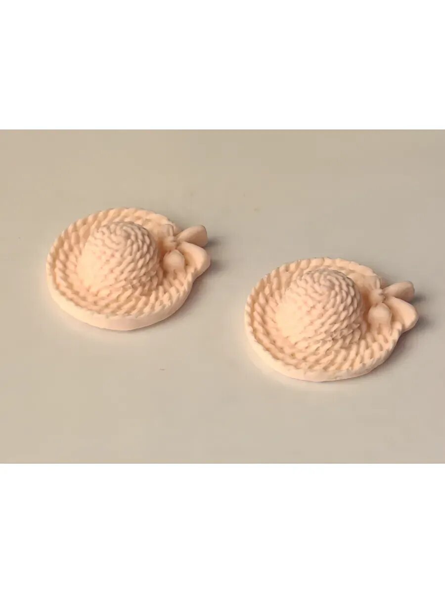 Миниатюра, шляпка - 2 шт, для ватной игрушки, набор