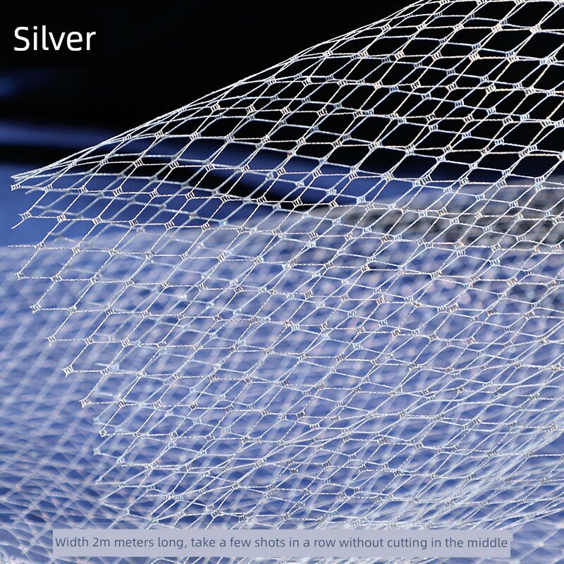 Большая сетчатая ткань в форме ромба, ручной работы, для рукоделия, прозрачная, для создания шляп, одежды,