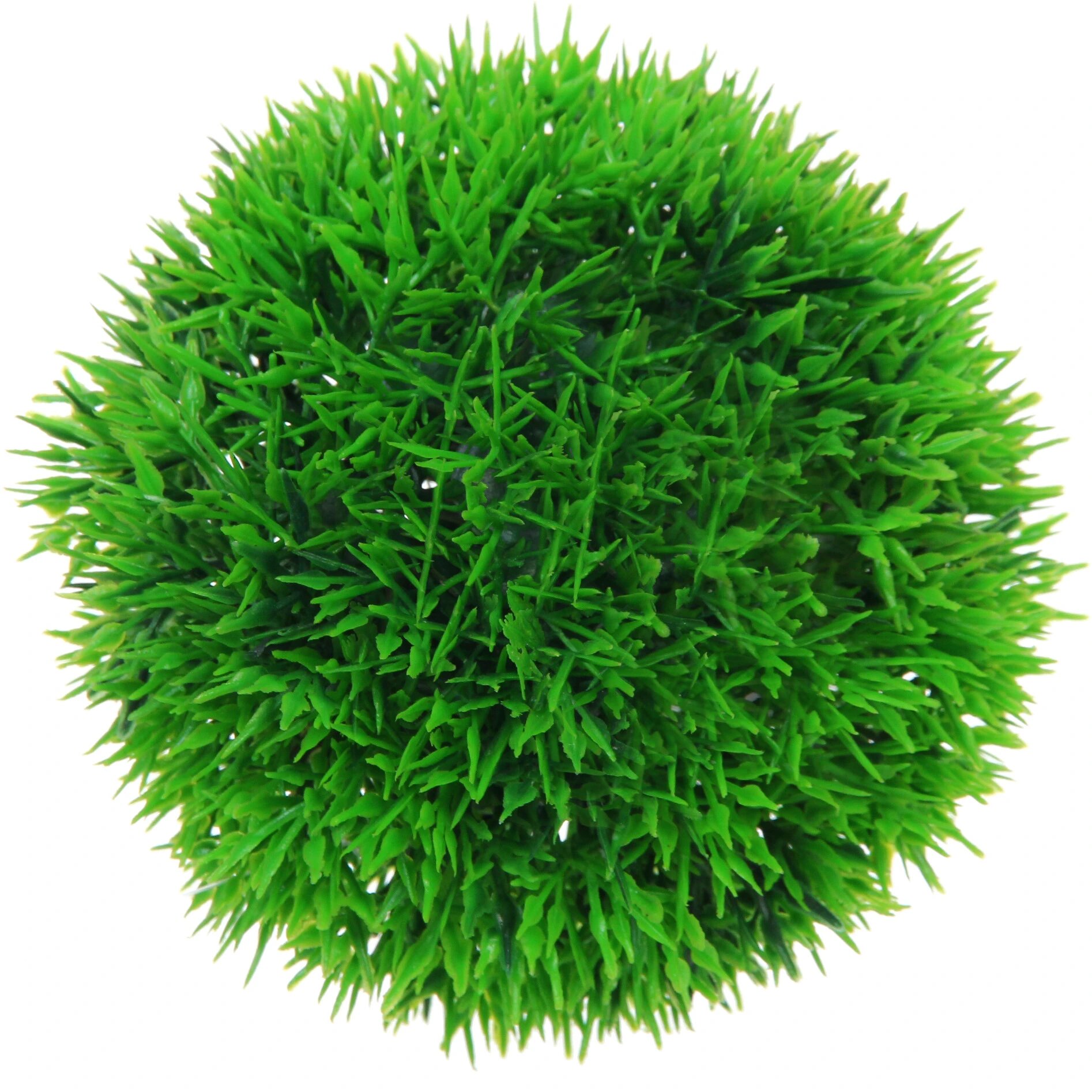 Шар декоративный «Самшит» из искусственной травы, диаметр 13см, Ultramarine, для дома и сада, материал пластик