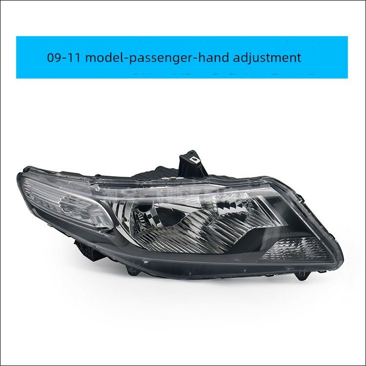 Одиночный комплект фары для Honda Fit 2009-2011 г. в. Сторона пассажира, ручная регулировка, стандартное качество
