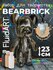 Мишка с красками Bearbrick, 23см, комплект с красками, кистью, фартуком, перчатк...