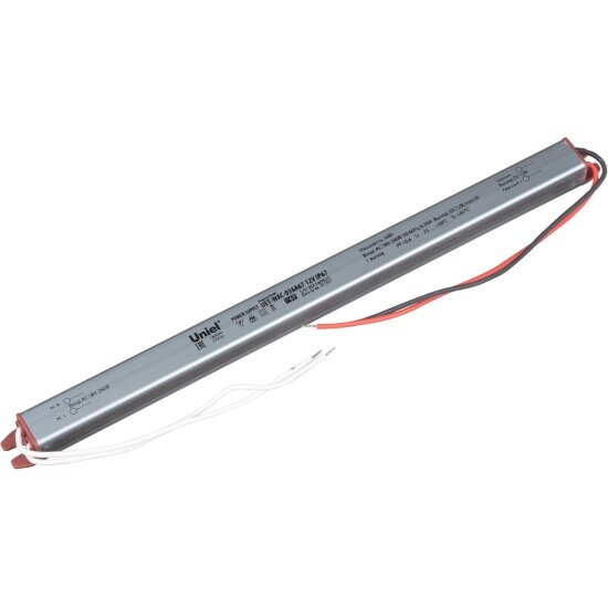 Блок питания ультратонкий Uniel 36Вт UET-WAC-036A67 12V IP67