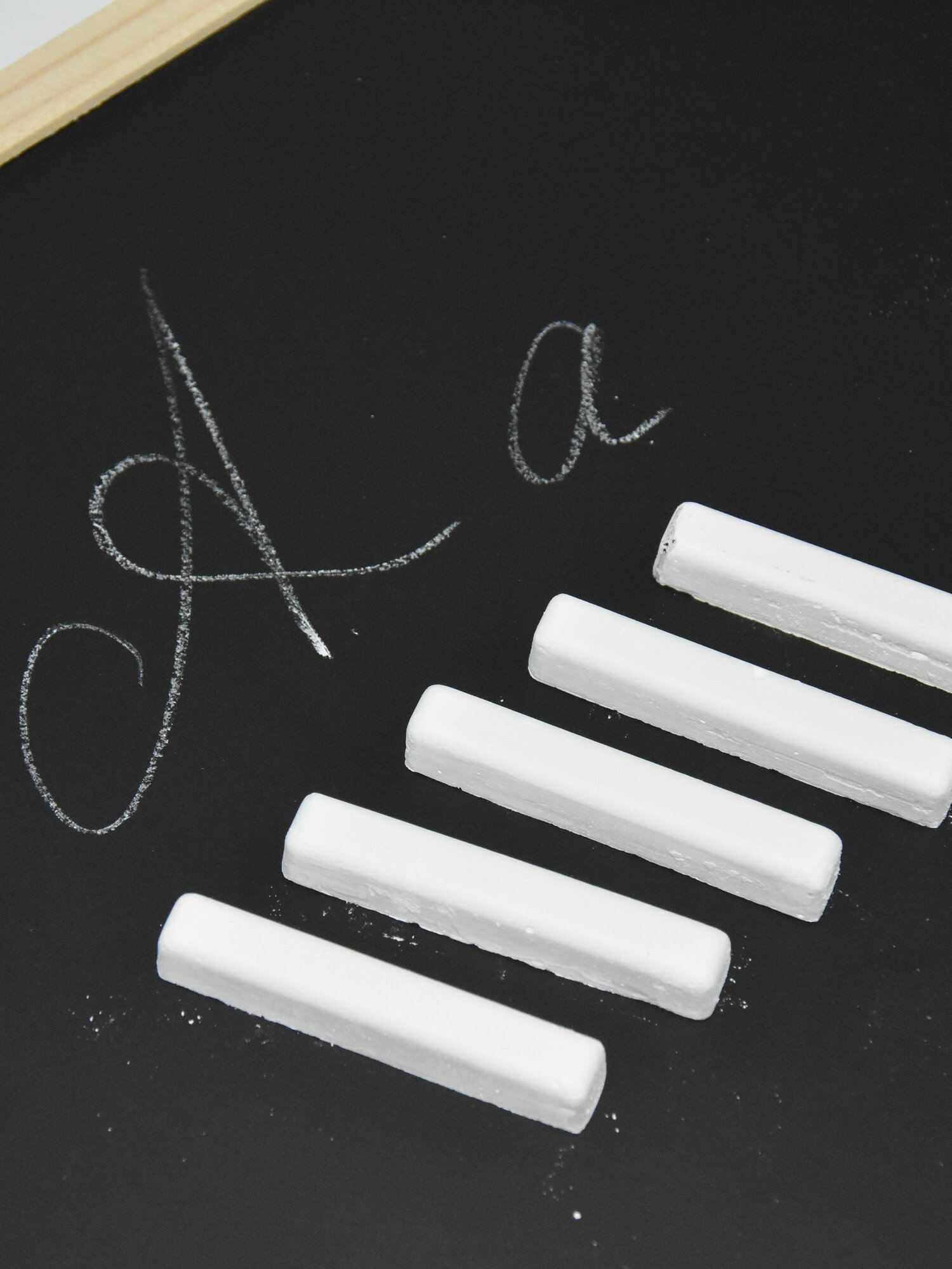 Мел белый средней твердости, 5 штук