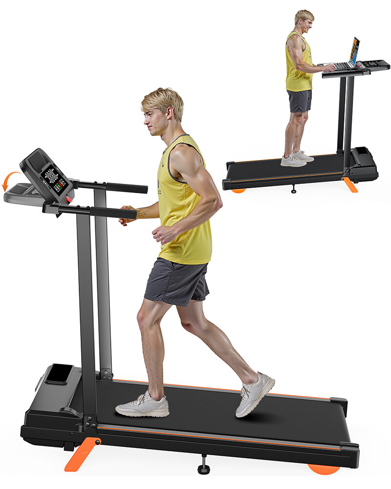 Беговая дорожка РК ЛОГ, складной механизм, бесщёточный двигатель 1-12 КМ/ч