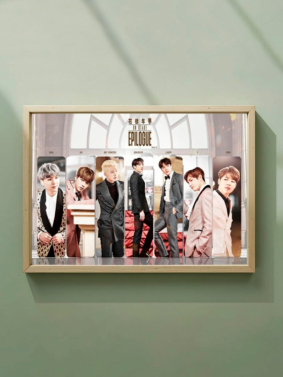 Постер, плакат на стену BTS K-Pop (А3)