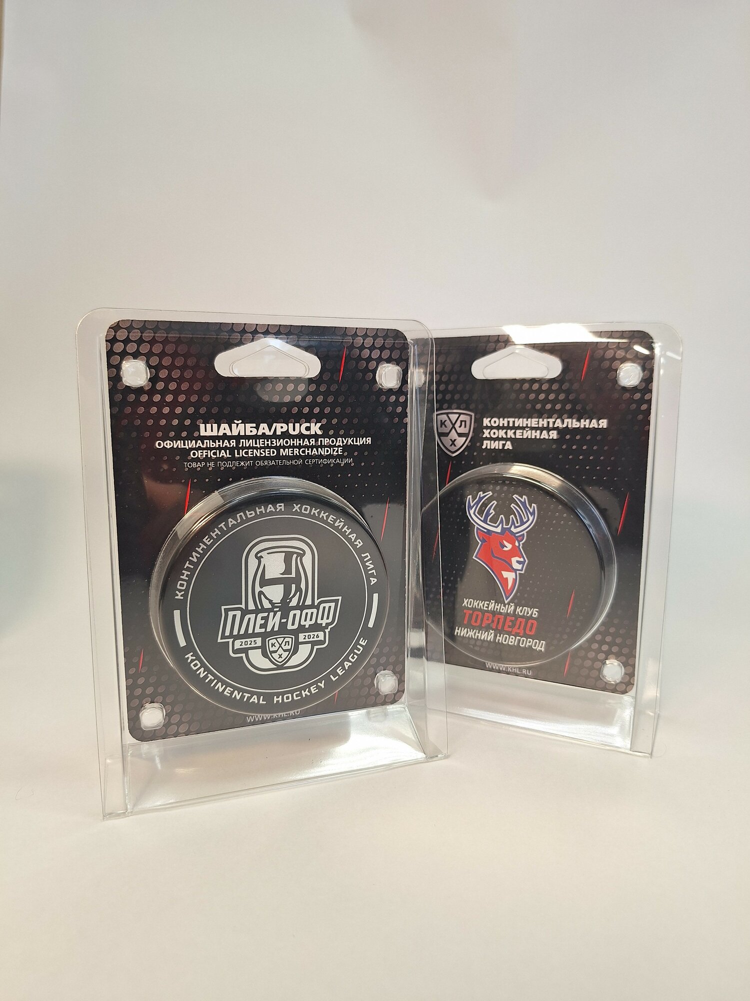 Шайба хоккейная "ExpoState - OFFICIAL" (КХЛ Плей-Офф - ХК Торпедо 2025-26)