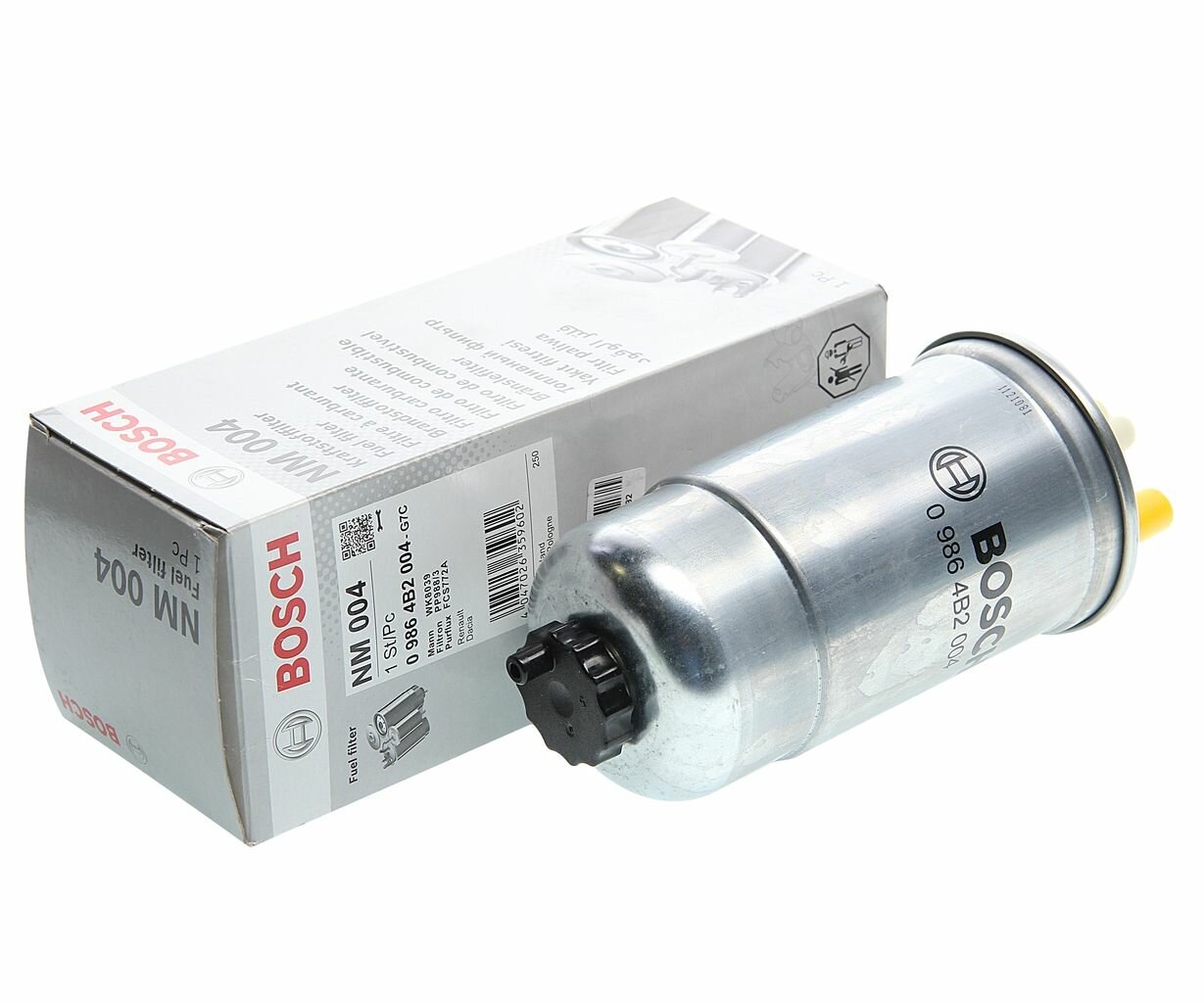 Фильтр топливный, для Рено Дастер, Логан, 1, Экспресс арт 09864B2004 BOSCH