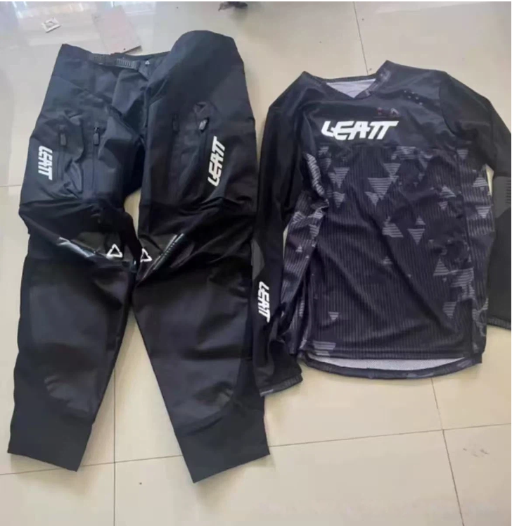Новый 2023 LEAT 5.5 гоночный костюм мотокросс Джерси и штаны MX ATV Dirt Bike Gear Set мотоциклетная одежда mtb enduro