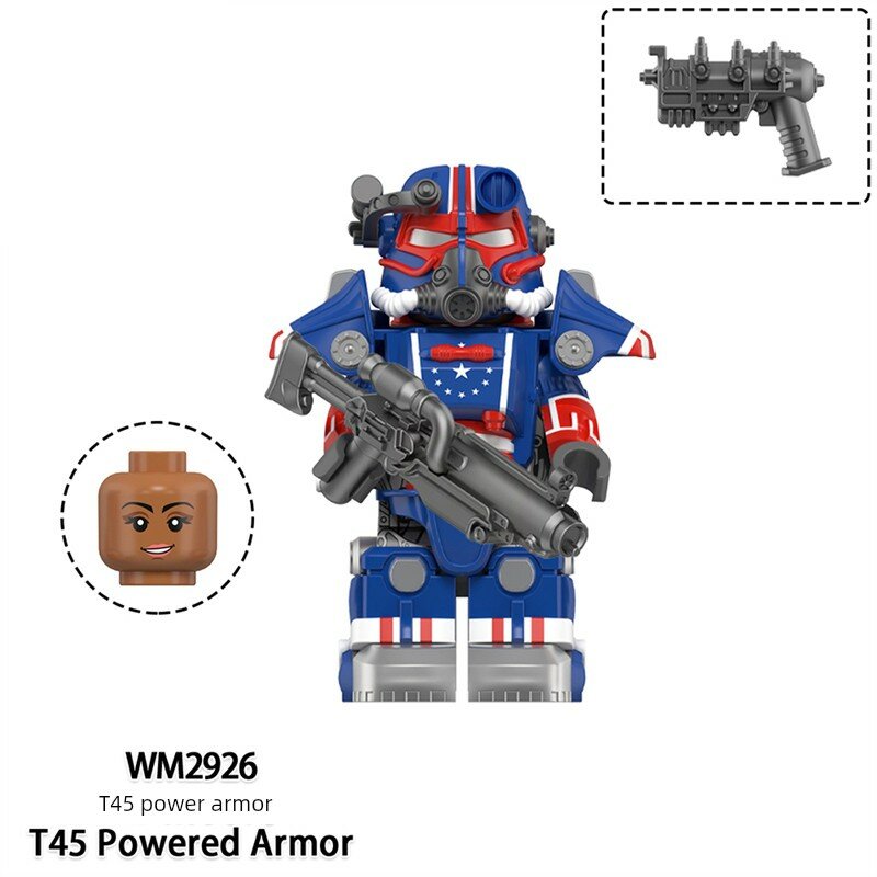 Фигура мощной брони WM2926T45 для LEGO Warhammer 40K, высококачественный комплект для сборки 3D