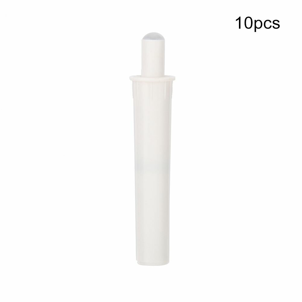 10 шт. белых ограничителей для дверц шкафов, бесшумные, с механизмом плавного закрывания, для защиты дверей шкафов, ящиков и гардеробов