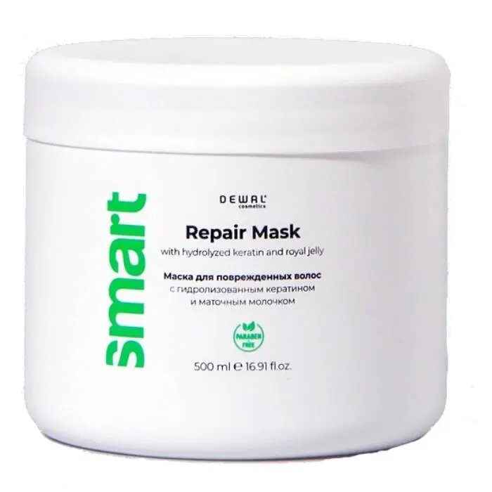 Dewal Cosmetics Восстанавливающая маска для поврежденных волос Repair Mask, 500 мл