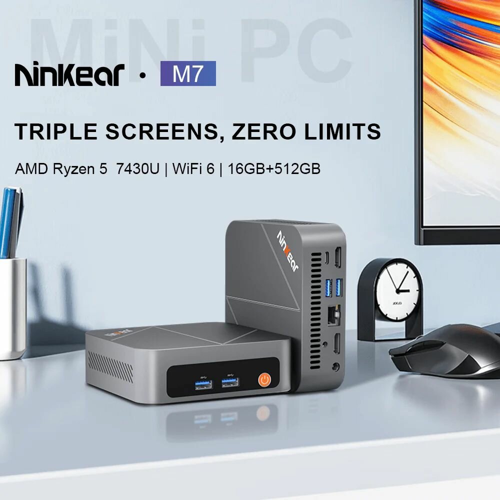 Мини-ПК Ninkear M7 7430U/16GB/512 TB
